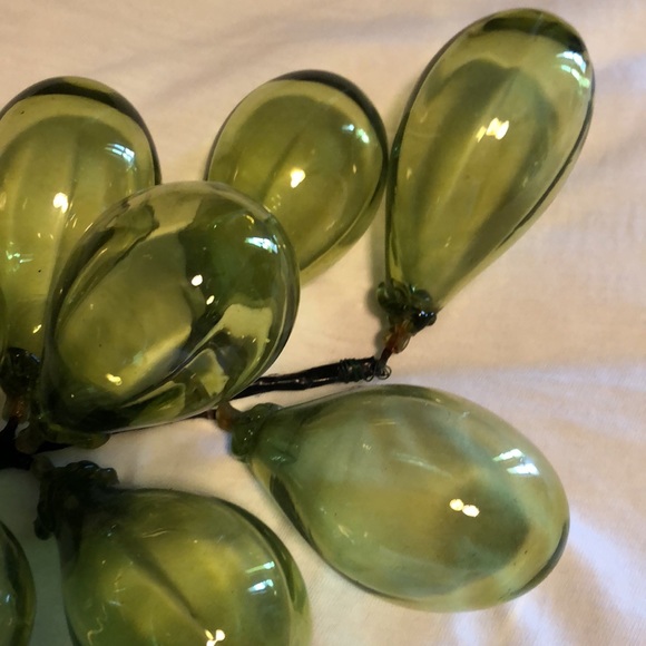 Vintage | Wall Decor | Vintage Hand Blown Murano Glass Grapes Cluster ...